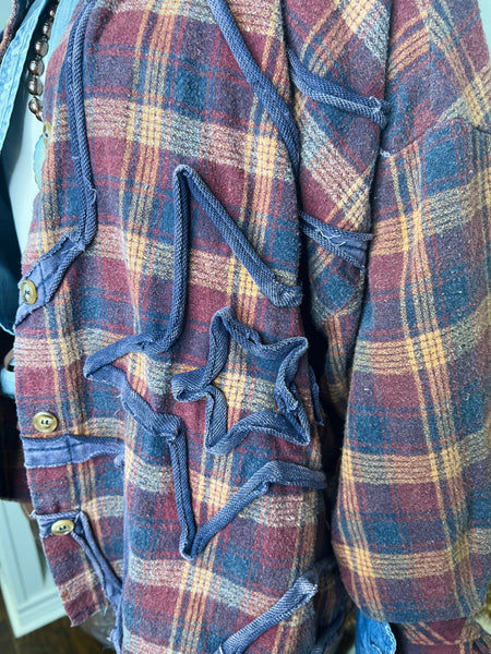 Flannel Cropped Star – Gypsies and Cowgirls